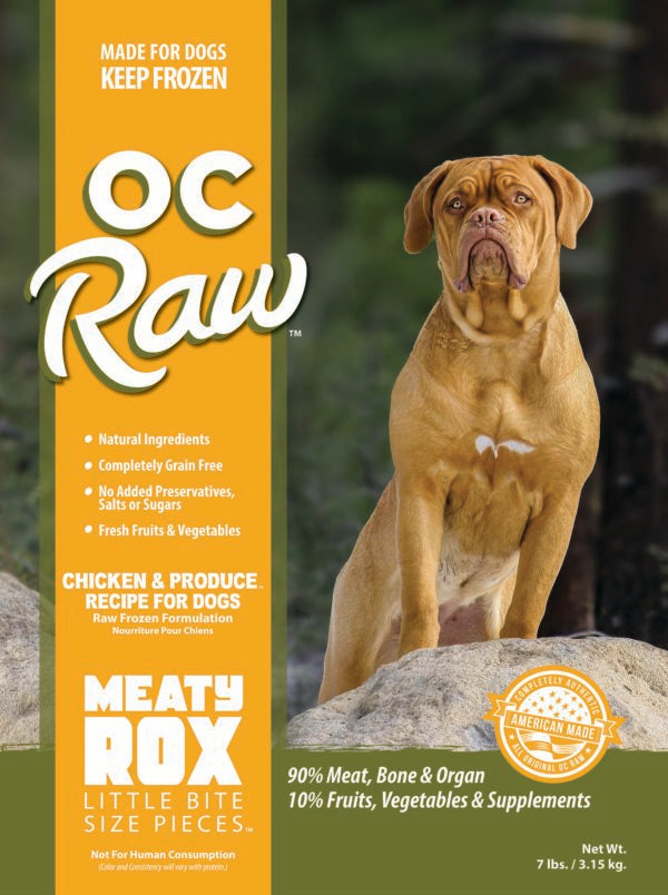 OC Raw Frozen Meaty Rox, Chicken — Jake's Pet Supply