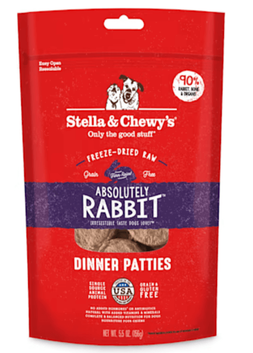 Stella & Chewy's Rabbit Frozen Raw Dinner Patties — Jake's Pet Supply