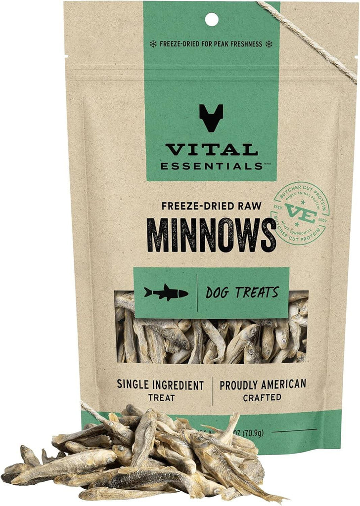Vital Essentials Freeze-Dried Minnows Treat — Jake's Pet Supply
